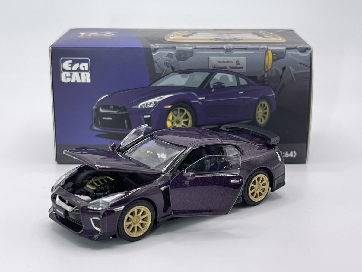 1/64 Era Car Nissan GT-R (R35) T-Spec 2022 , Midnight Purple - 1:64 ...